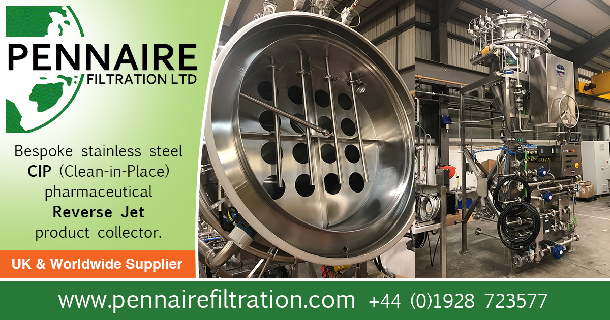 Pharmaceutical CIP Reverse Jet Collector – Pennaire Filtration Ltd